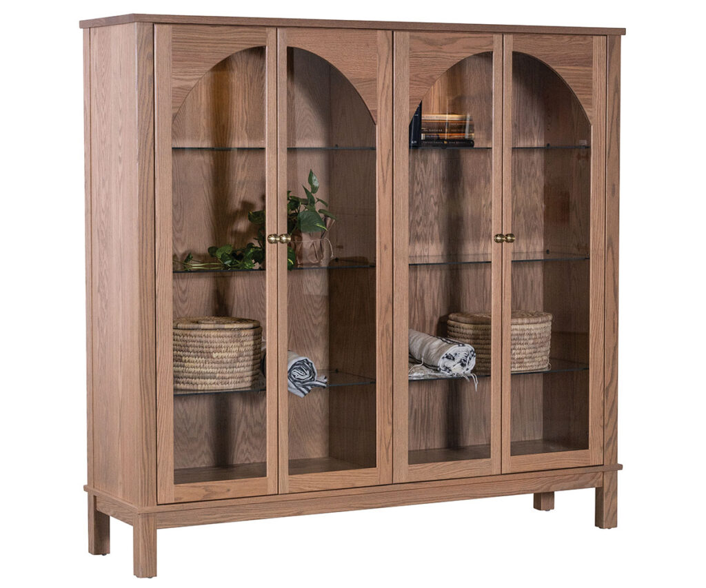 Oak Amish Curios/Display Cases - Amish Outlet Store